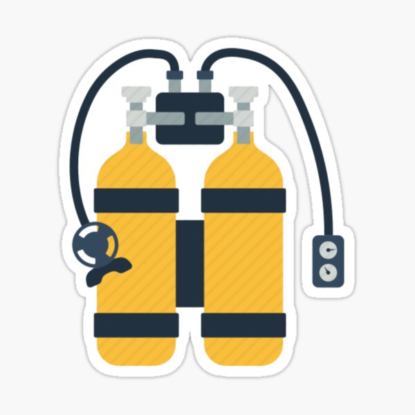 "Scuba Diving Tanks" Sticker by symbolized | Redbubble