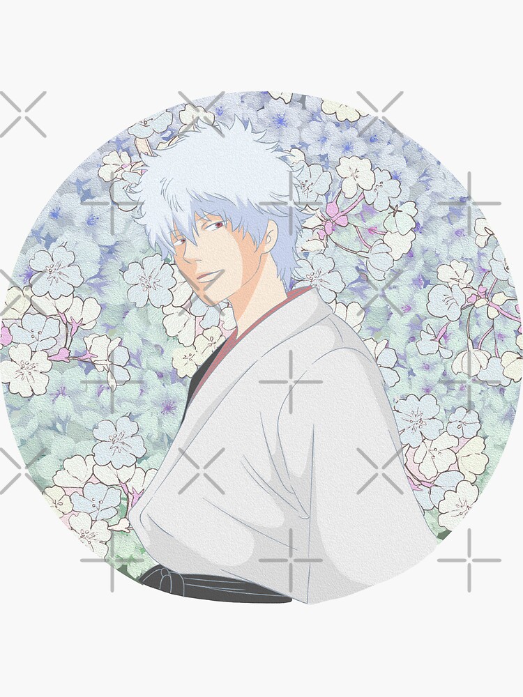 "Gintoki" Sticker for Sale by patatohead | Redbubble