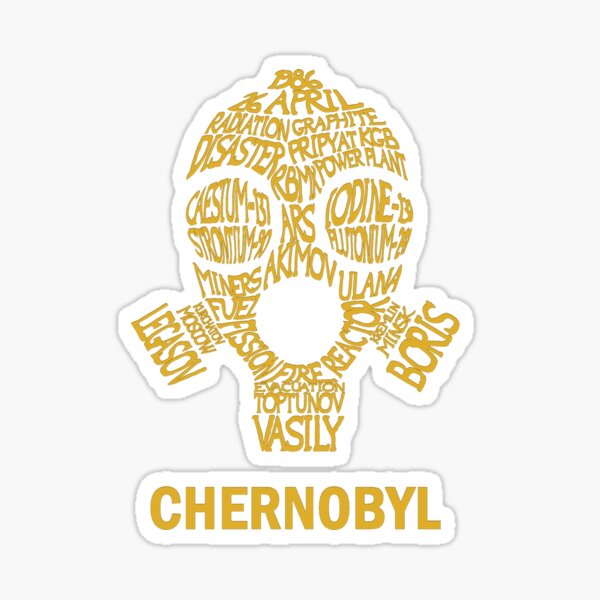 "Chernobyl - 1986" Sticker by olivergraham | Redbubble