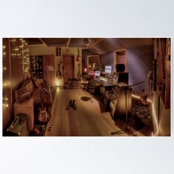 "The Recording Studio" Poster for Sale by Braids | Redbubble