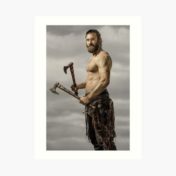 "Rollo Lothbrok Actor" Art Print by V1rgil | Redbubble