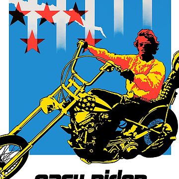 "Easy Rider Poster & Tshirt" Poster for Sale by JeromeArt | Redbubble