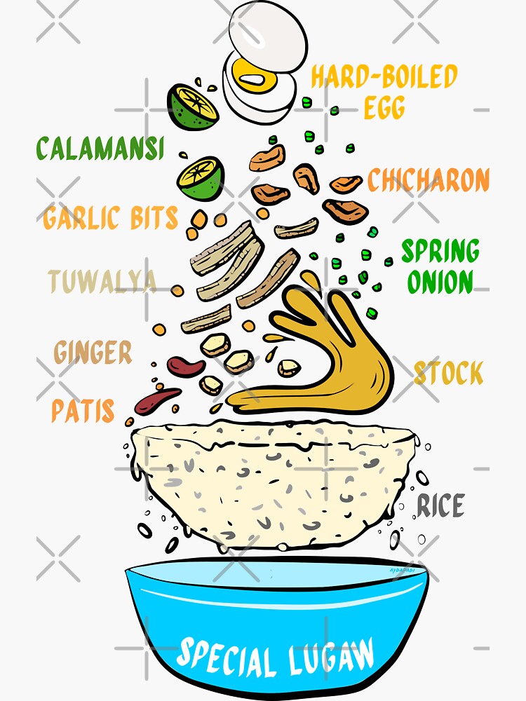 "SPECIAL LUGAW FILIPINO CONGEE Shirt" Sticker for Sale by aydapadi ...