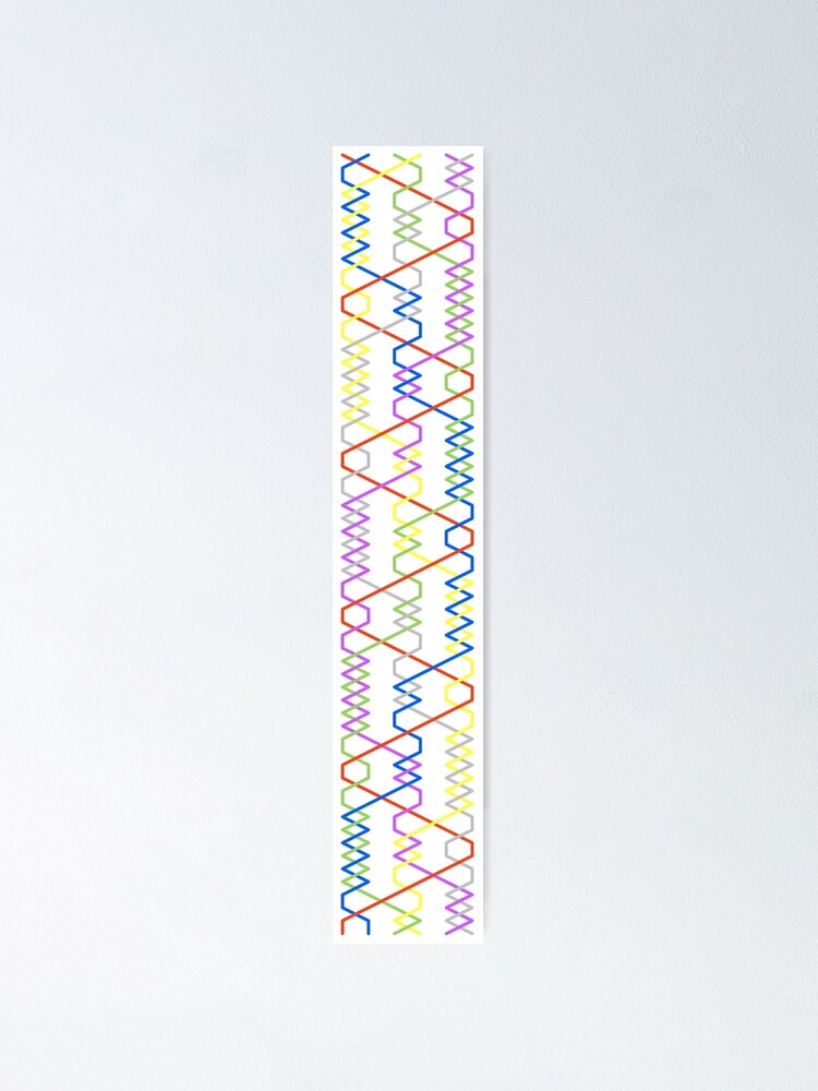 "Double Oxford Minor (Thin Line Version)" Poster for Sale by Grandsire ...