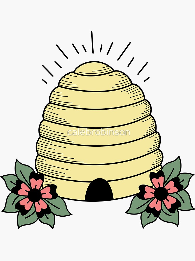 "The Hive" Sticker for Sale by calebrobinson | Redbubble