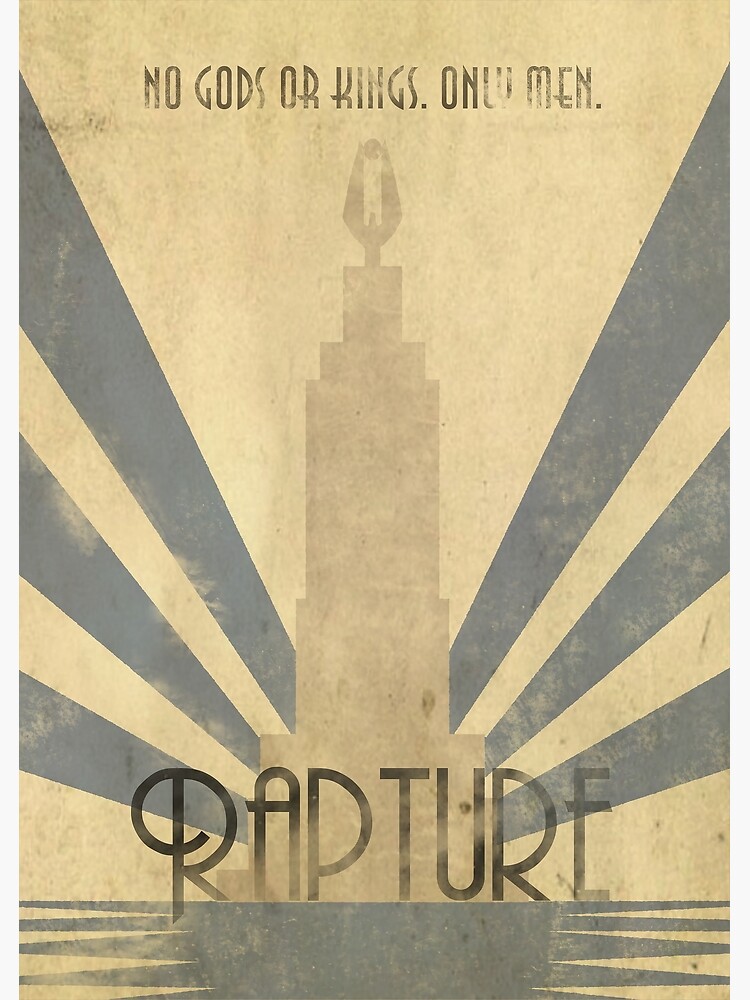 "Bioshock Rapture ADV Poster " Art Print by Lemondeourien | Redbubble