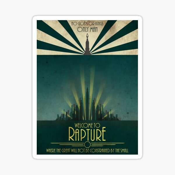 "Bioshock Rapture ADV Poster " Sticker for Sale by Lemondeourien ...