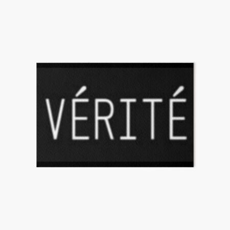"Verite logo" Art Board Print by candiekain | Redbubble