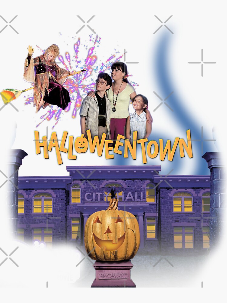 "HalloweenTown" Sticker for Sale by ConnorMcKee | Redbubble