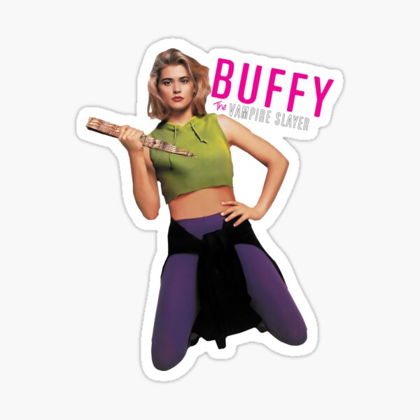 "Buffy the Vampire Slayer" Sticker by ConnorMcKee | Redbubble