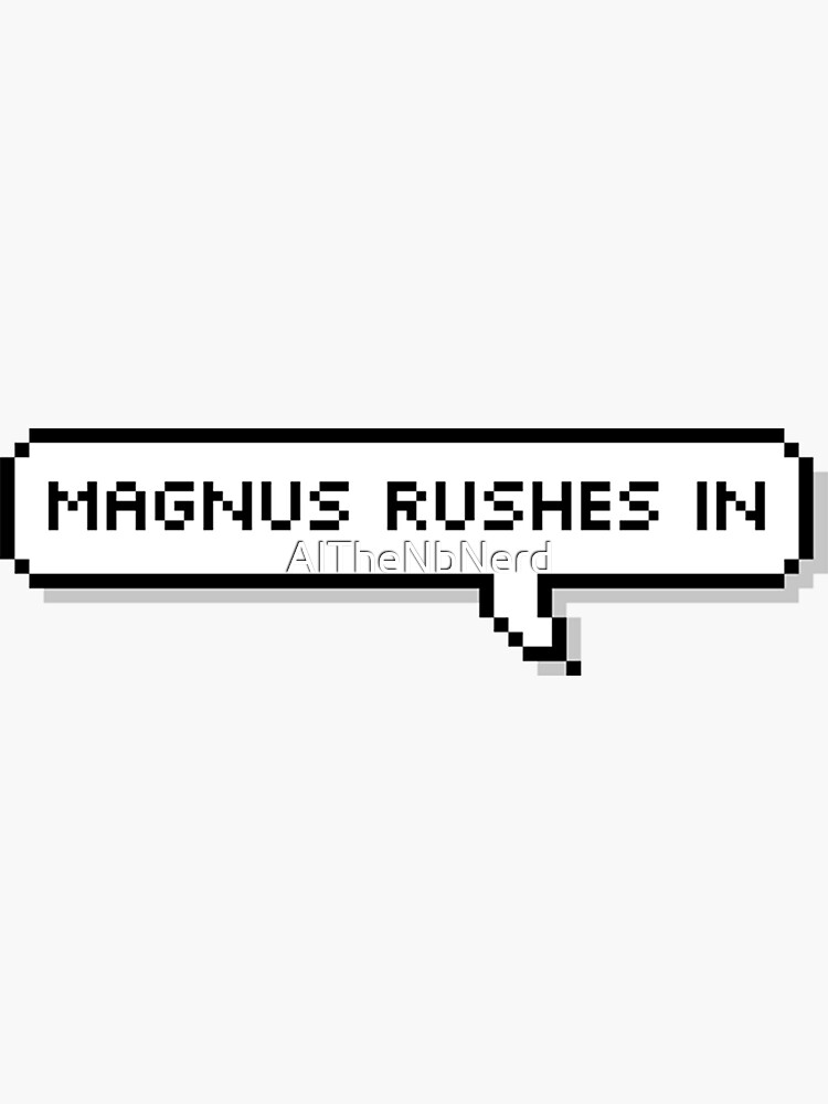 "TAZ Magnus rushes in Speech Bubble" Sticker for Sale by AlTheNbNerd ...