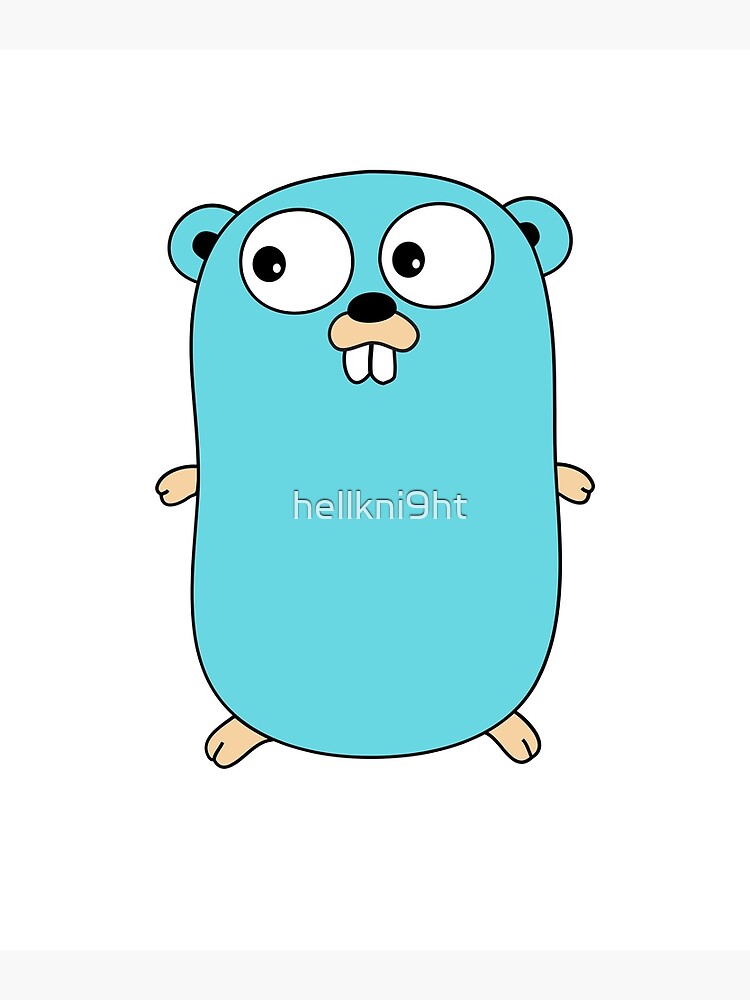"The Go Gopher: Official Golang Logo" Greeting Card for Sale by hellkni9ht | Redbubble
