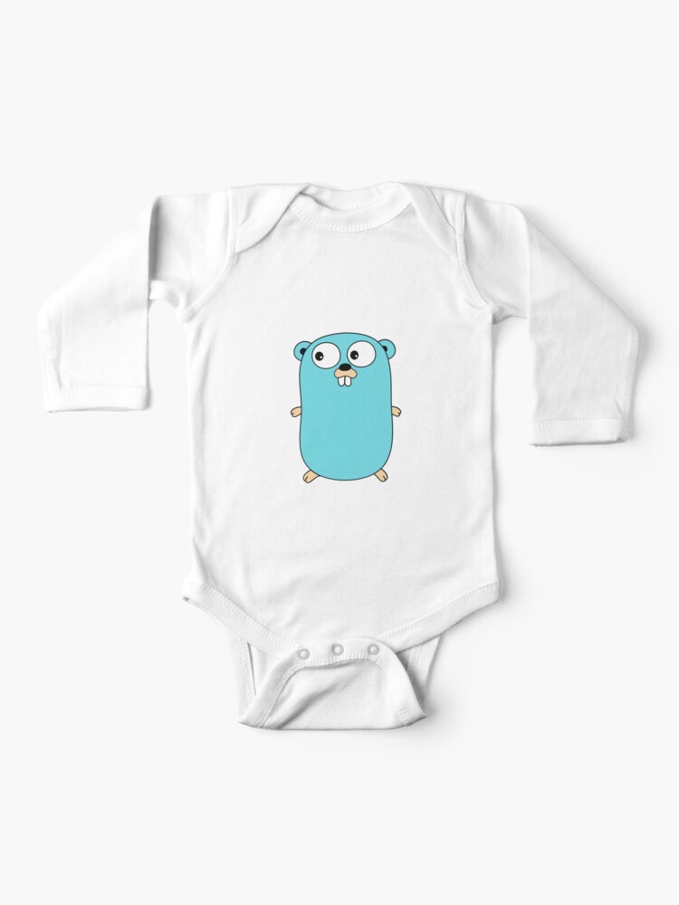 "The Go Gopher: Official Golang Logo" Baby One-Piece for Sale by ...