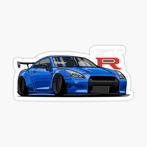 "Nissan Skyline GTR" Sticker for Sale by DoubleMStudios | Redbubble