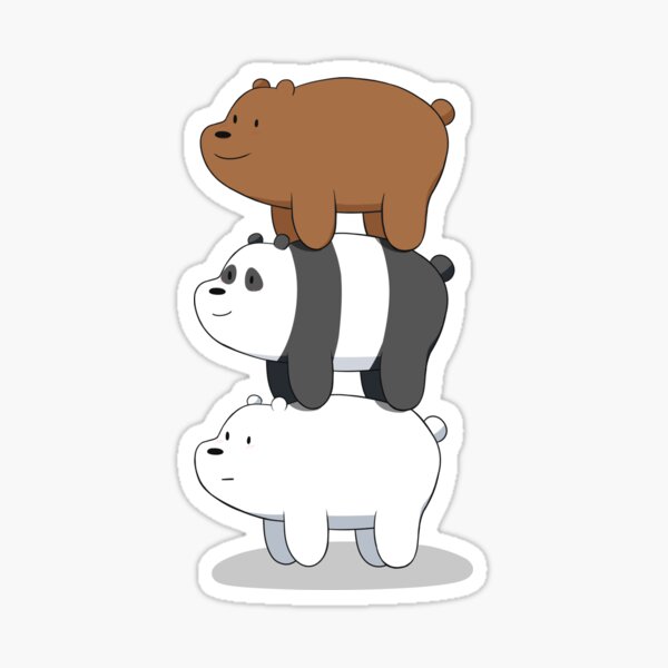 Bear Stack Stickers | Redbubble