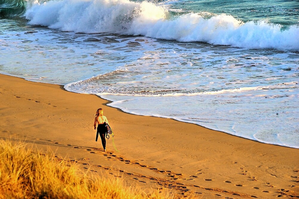 "Scoping the Wave" by Harry Oldmeadow | Redbubble