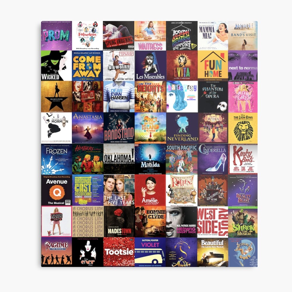 Broadway Poster Collage Profile For Swept Away: A New Musical Tale