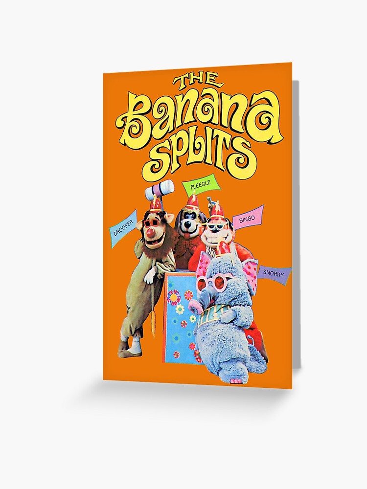"The Banana Splits Retro Cast - Drooper Fleegle Bingo Snorky" Greeting ...