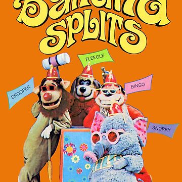 "The Banana Splits Retro Cast - Drooper Fleegle Bingo Snorky" Sticker ...