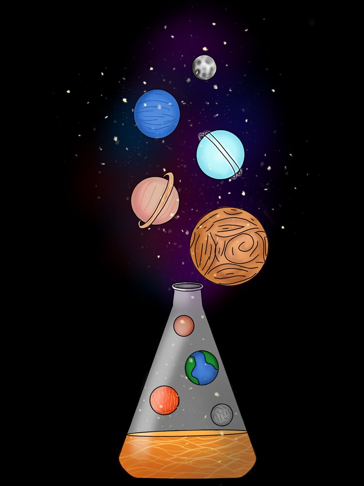 "Galaxy flask" Sticker for Sale by Graci-e-berndt | Redbubble