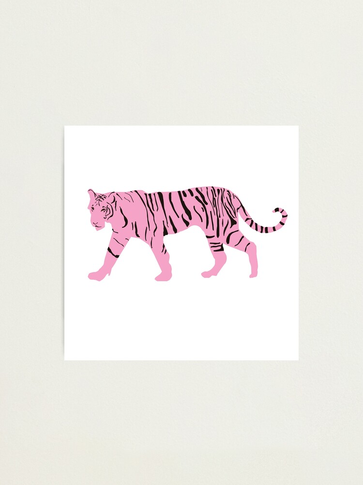 "Pink Tiger " Photographic Print by Manitarka | Redbubble