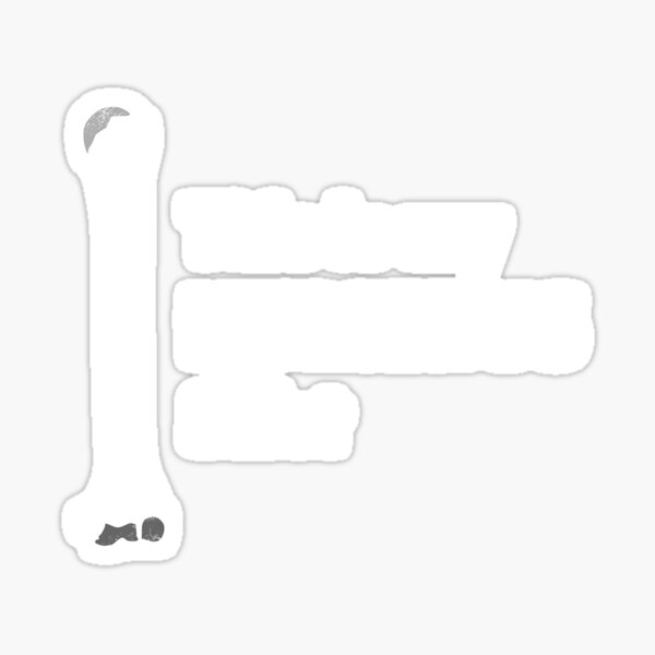 "This Is My Humerus graphic Funny Pun design distressed" Sticker for ...