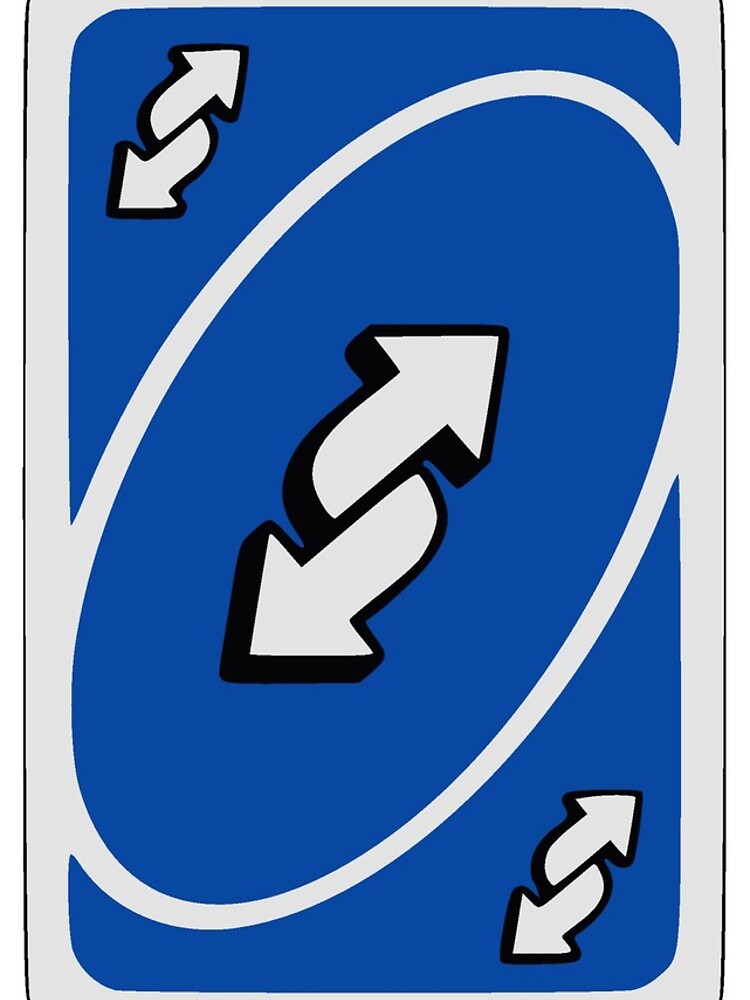 "Blue Uno Reverse Card" iPhone Case for Sale by SnotDesigns | Redbubble