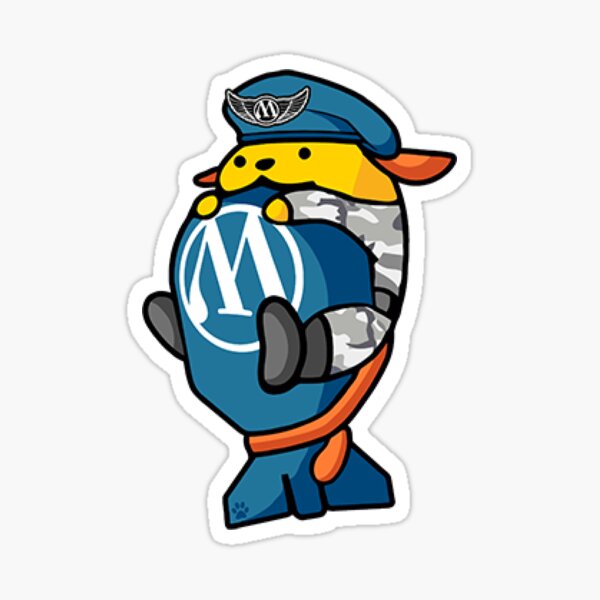 "Mercenary Wapuu" Sticker for Sale by WapuuStore | Redbubble