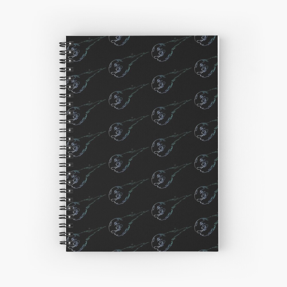 "-FINAL FANTASY- Final Fantasy VII Neon Logo" Spiral Notebook for Sale ...