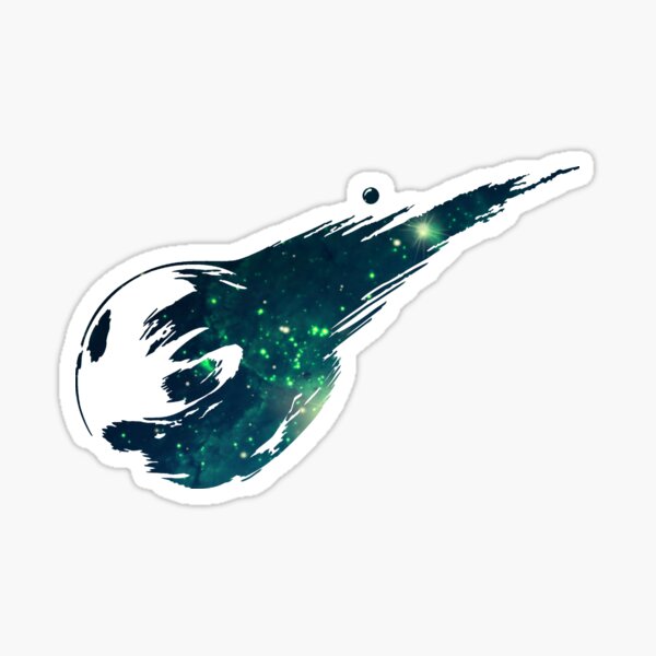 "-FINAL FANTASY- Final Fantasy VII Galaxy Logo" Sticker by ShimadaSan ...