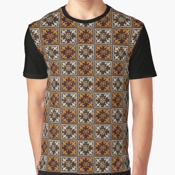 "Medieval tile pattern" T-shirt for Sale by DaJellah | Redbubble ...