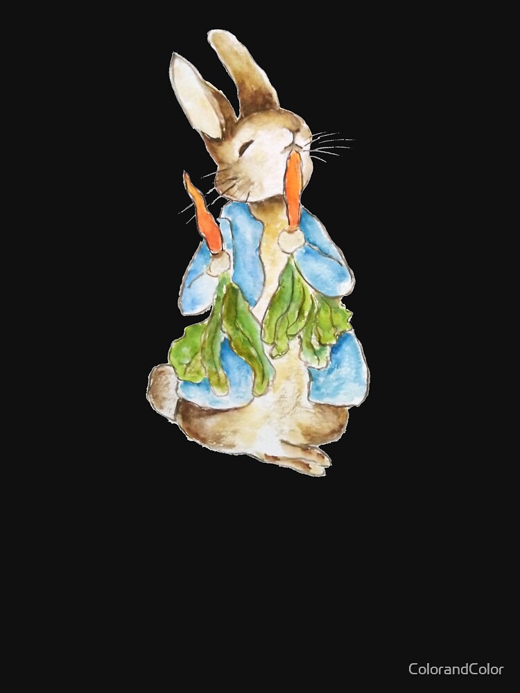 Cute Peter Rabbit Eating Carrot Kid Pullover Hoodie