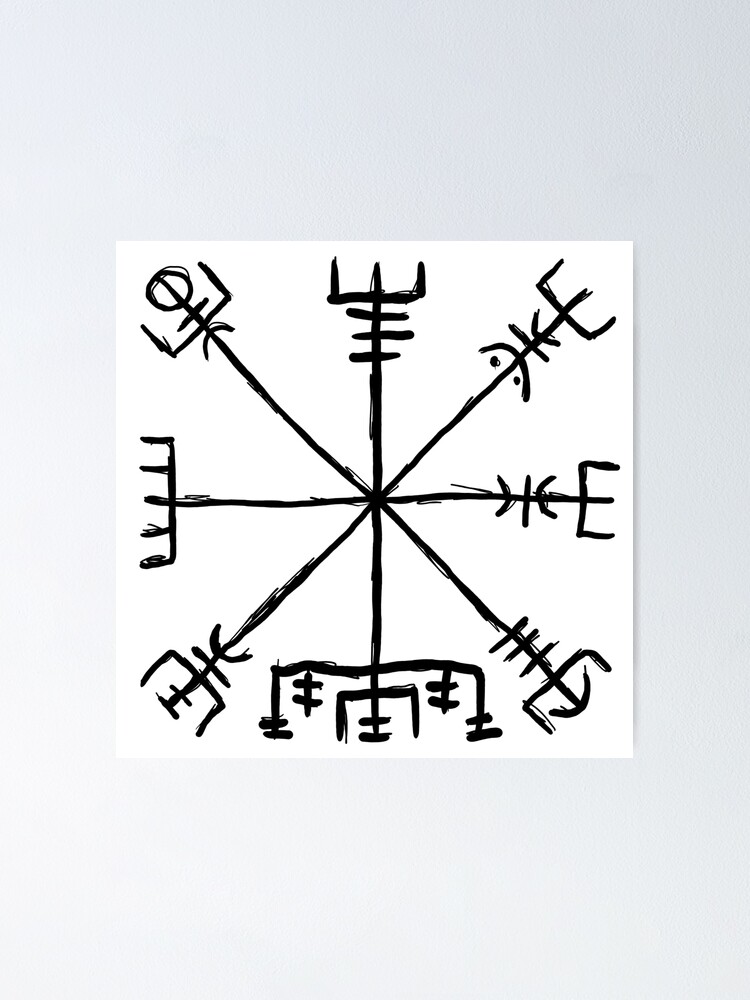 "Vegsivir Wayfinder Symbol" Poster by MacSquiddles | Redbubble