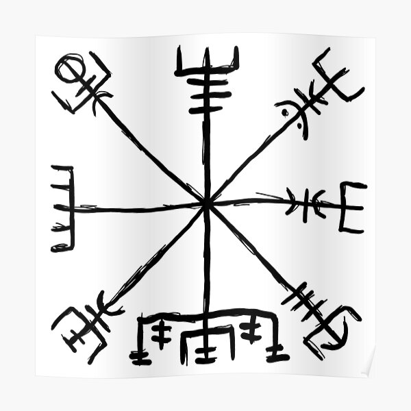 "Vegsivir Wayfinder Symbol" Poster by MacSquiddles | Redbubble