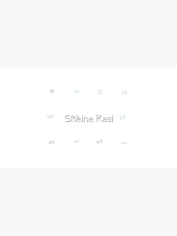 "NCT 127 Names / Circle Sticker Pack / 12 in 1 / All Members " Poster ...