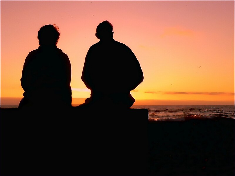 "The Sunset Years of Life" by paintingsheep | Redbubble