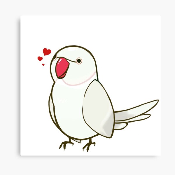 Chibi Parakeet Wall Art | Redbubble