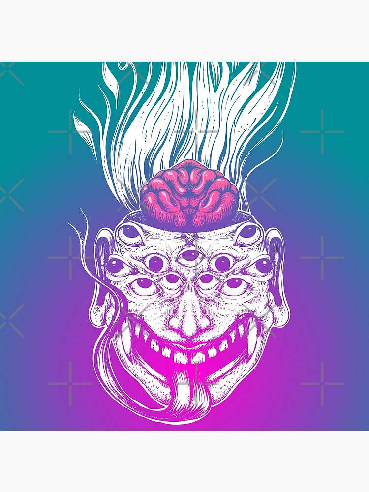 "Mutant Brain " Poster by fakeface | Redbubble