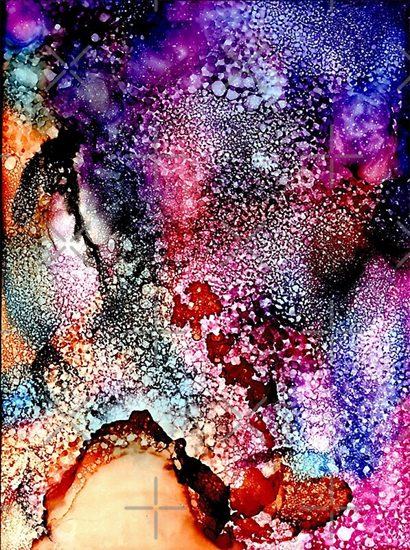 "Abstract Nebula Painting" by ACLA | Redbubble