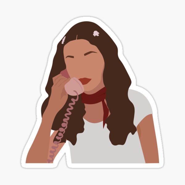 "Jackie" Sticker for Sale by StardustAtelier | Redbubble