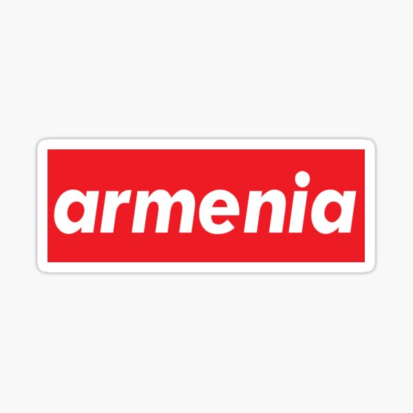 "Armenia Growing Up Armenian." Sticker for Sale by ProjectX23 | Redbubble