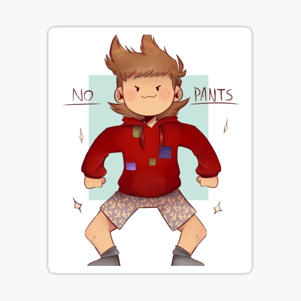 "No Pants Tord" Sticker for Sale by Eddsworld-ANB | Redbubble