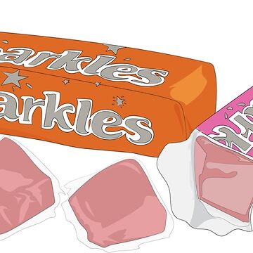 "Hand Drawn New Zealand Lollies - Sparkles" Sticker for Sale by ...