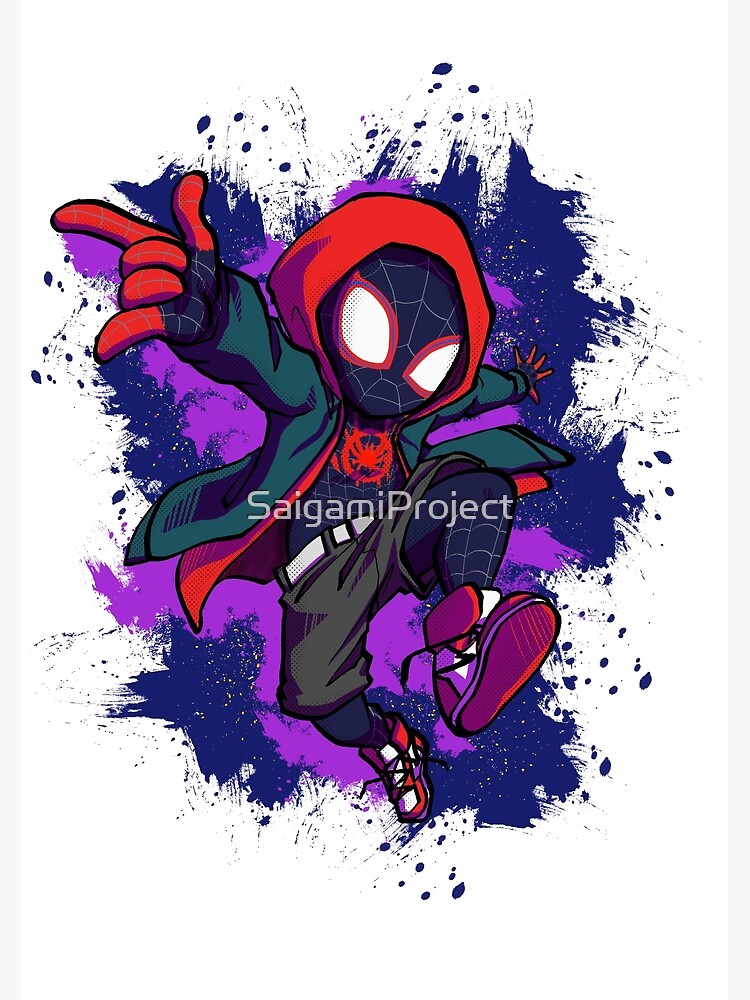 "Miles Chibi" Art Print by SaigamiProject | Redbubble