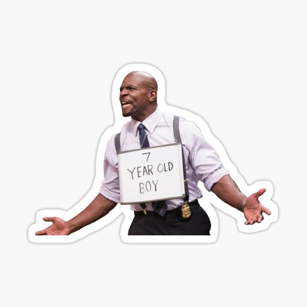 "7 year old boy" Sticker by FoliumDesigns | Redbubble