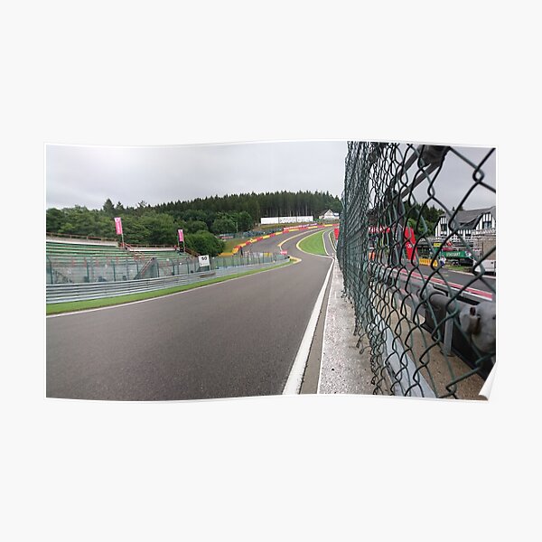 "SPA Racetrack" Poster by RostigerNagel | Redbubble