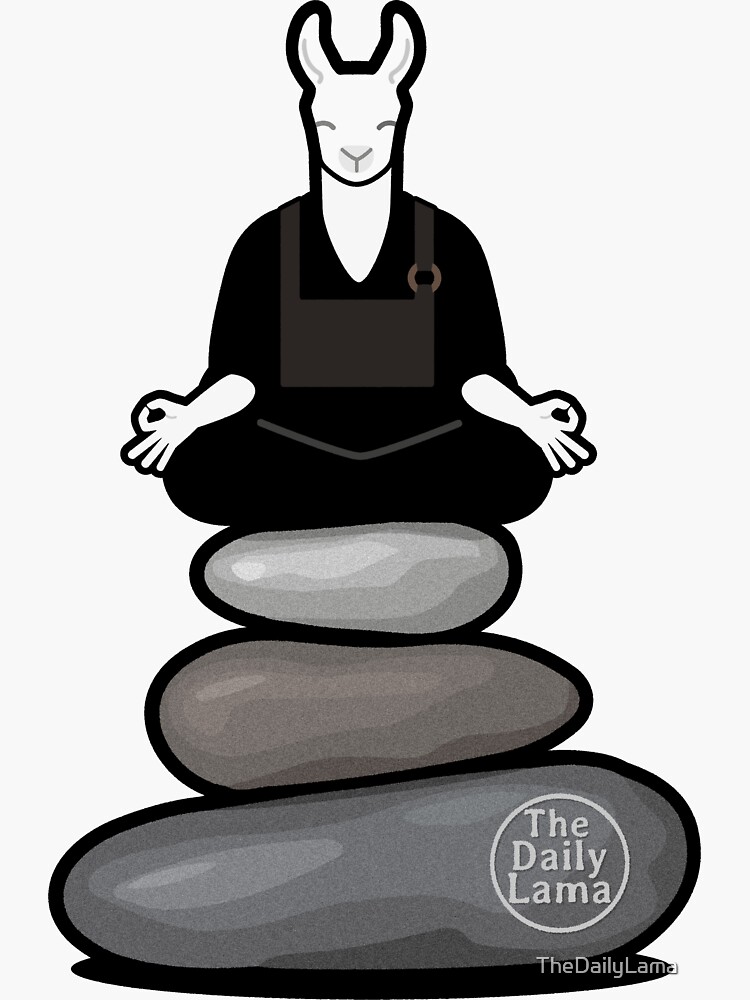 "Balance " Sticker for Sale by TheDailyLama | Redbubble