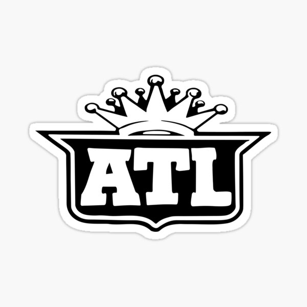 "ATL Crown" Sticker for Sale by HipHopAndProps | Redbubble