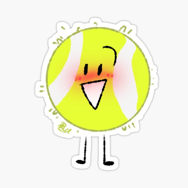 Tennis Ball Bfb Stickers Redbubble