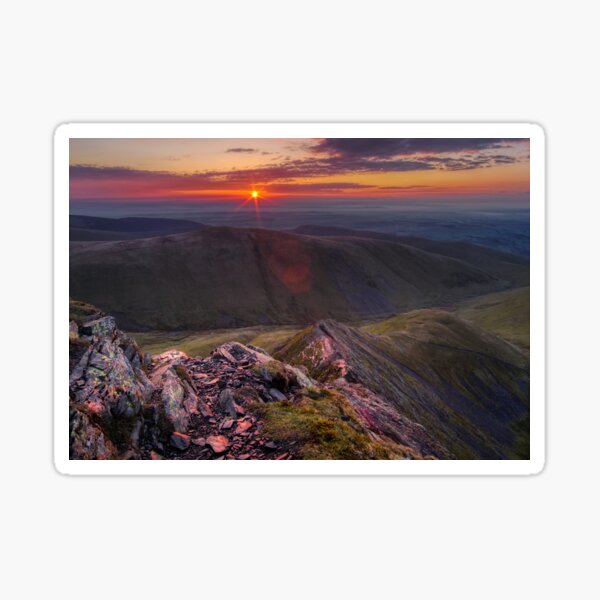 "Sunrise of Sharp Edge" Sticker for Sale by Crimmy | Redbubble
